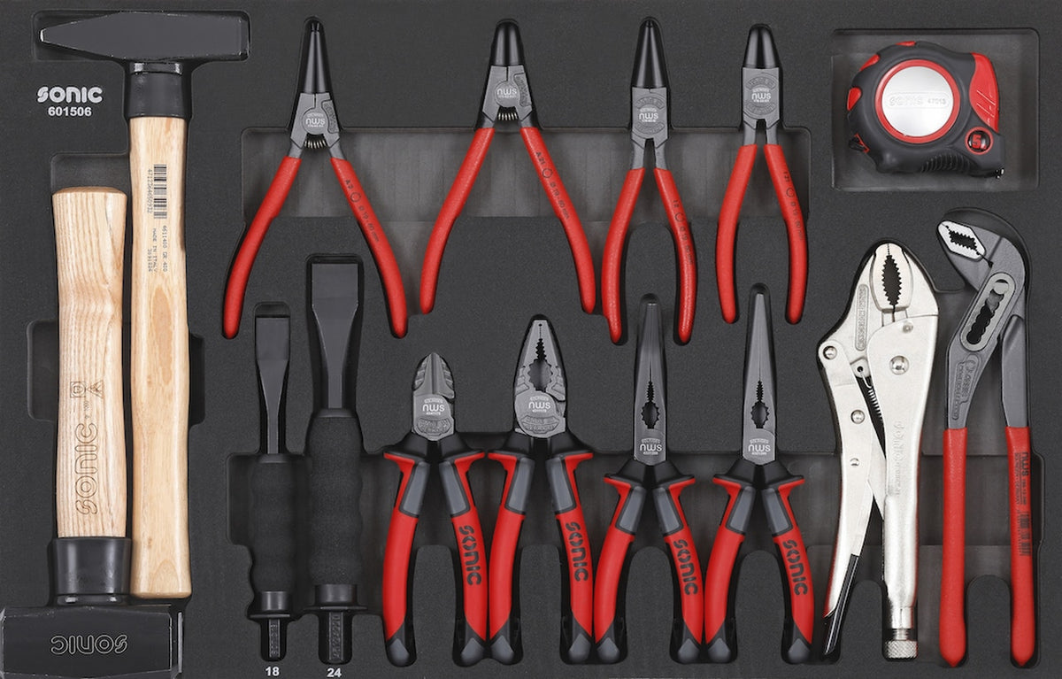 Pliers, Hammer Set, 15-PCS - MEDIUM — GarageTools.com.au